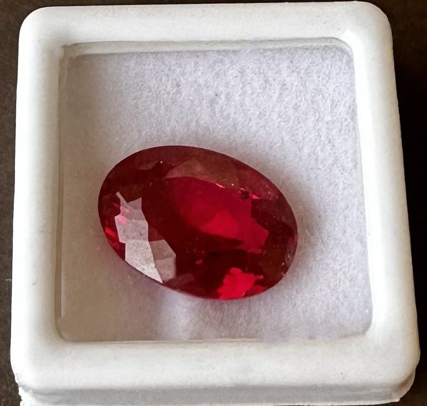 10.05CT Heated Blood Red Ruby Auction (0008-2555747) | Grays Australia