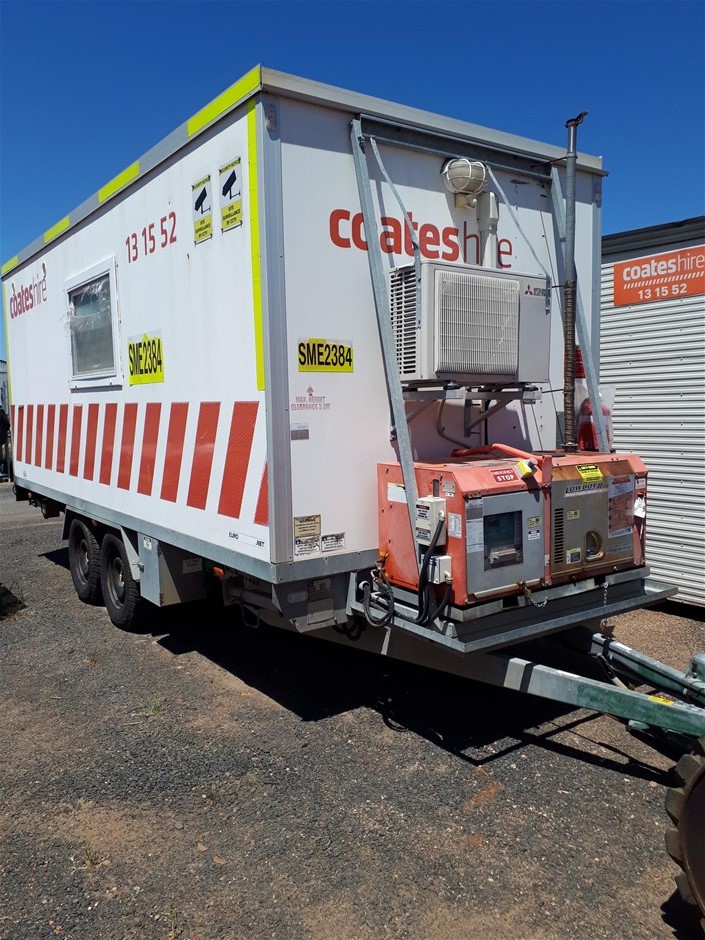 2012 EUROWAGON Portable Building - lunch Wagon - 6.1m x 2.4m Auction ...