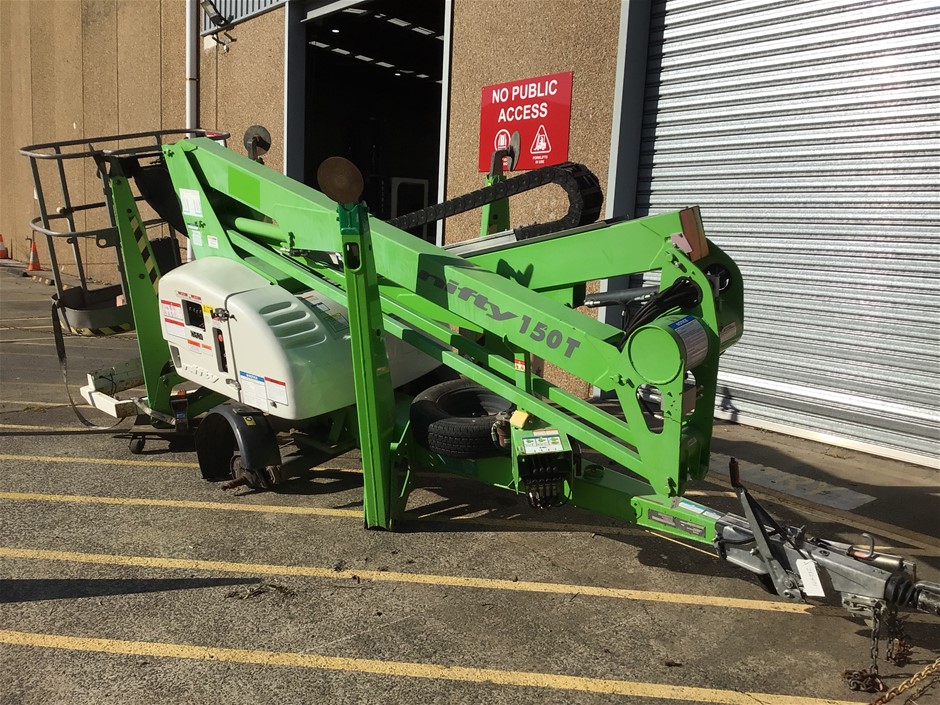 2017 Nifty 150TPE Single Boom Lift Trailer Auction (0020-5054556 ...