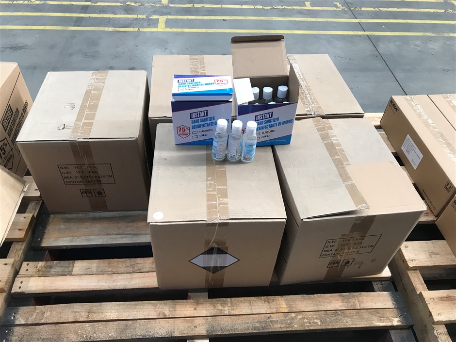 5 x Cartons of Instant Hand Sanitiser Auction (0252-3027211) | Grays ...