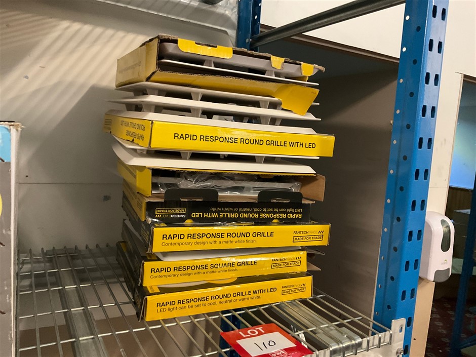 10 x Rapid Response Square Grille With LED Auction (0110-3027245 ...