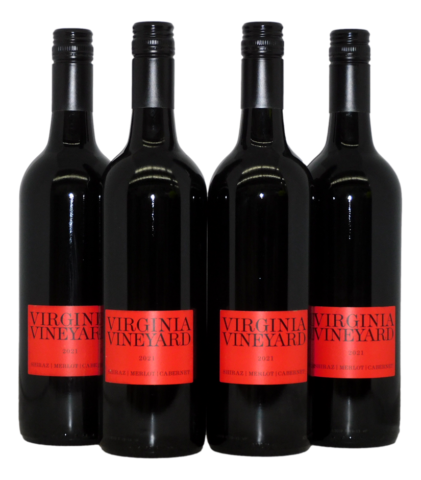 Virginia Vineyard Shiraz Merlot Cabernet 2021 (4x 750mL), McLaren Vale ...
