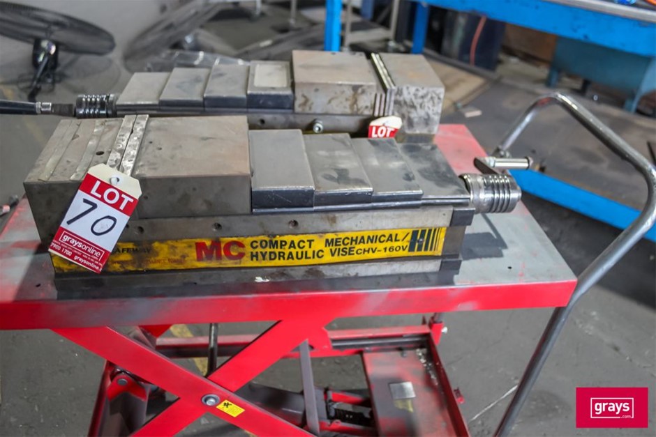 MC CHV-160 Compact Mechanical/Hydraulic Machine Vice Auction (0070 ...