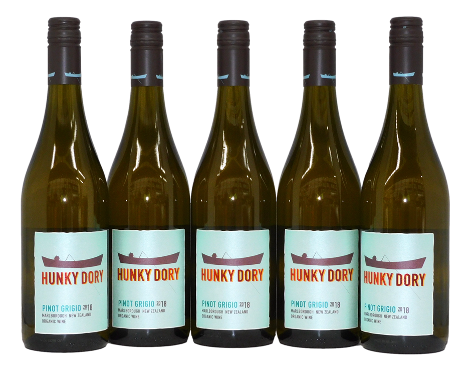 Hunky Dory Pinot Grigio 2018 (5x 750mL) Marlborough Auction (0021 ...