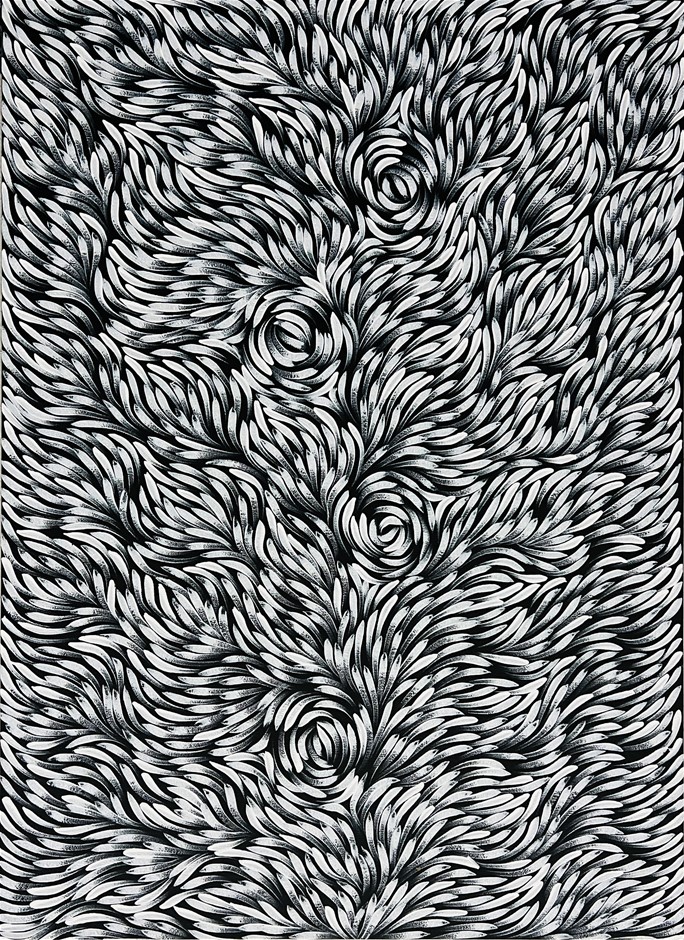 SERENA MOORE (Utopia) Original Acrylic On Canvas Painting Auction (0042 ...