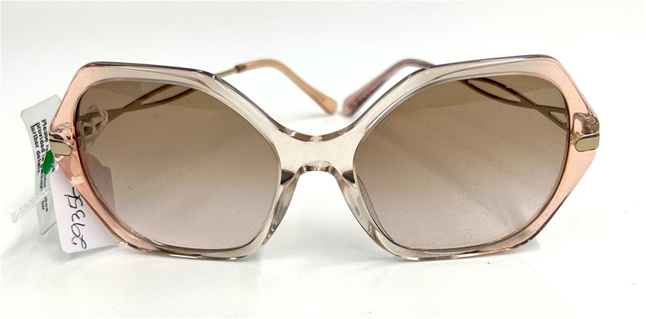 Coach Hexagon Pink Frame Sunglasses, model HC8315 Auction (0364-2556092 ...