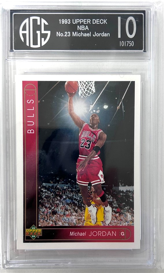 1993 Michael Jordan Bulls Sports Trading Card Auction (0437-2556092 ...