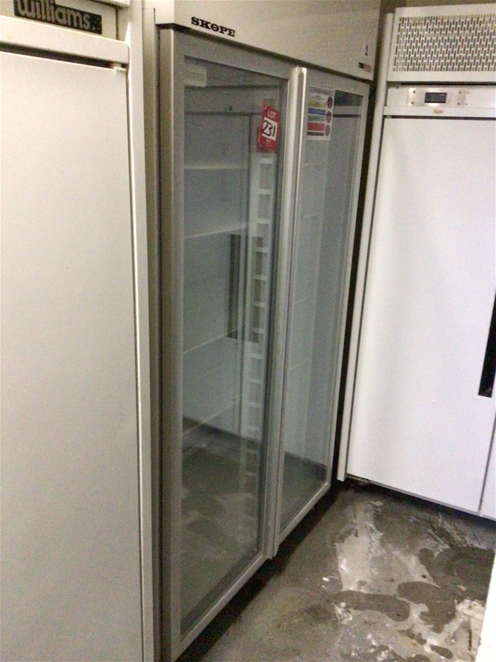 SKOPE Glass Fridge Auction (0231-3027344) | Grays Australia