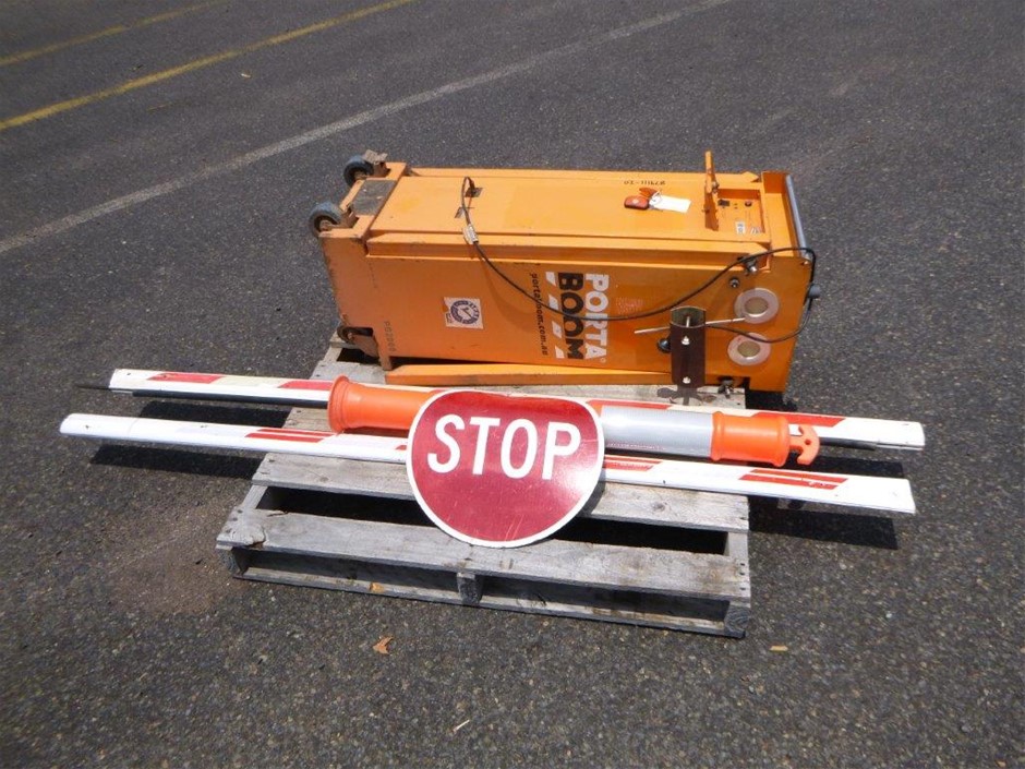 Portable Boom Gate Auction (0008-8018050) | Grays Australia