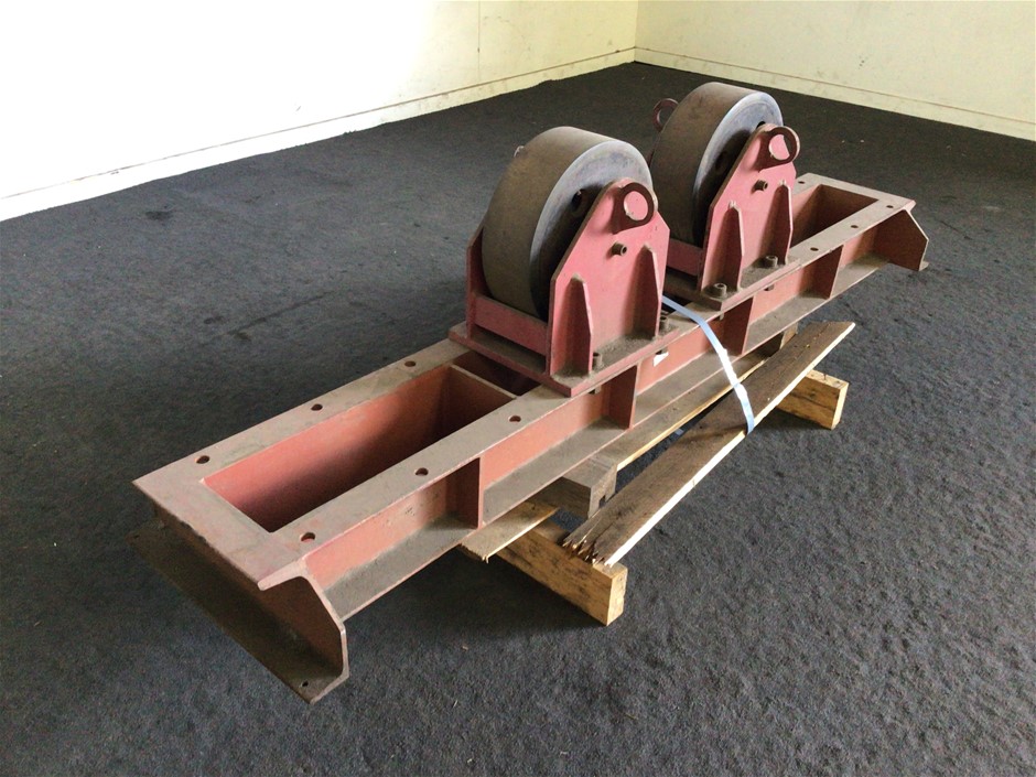Ridged Iron Frame Supported Turning Rolls Auction (0920-7048915 ...