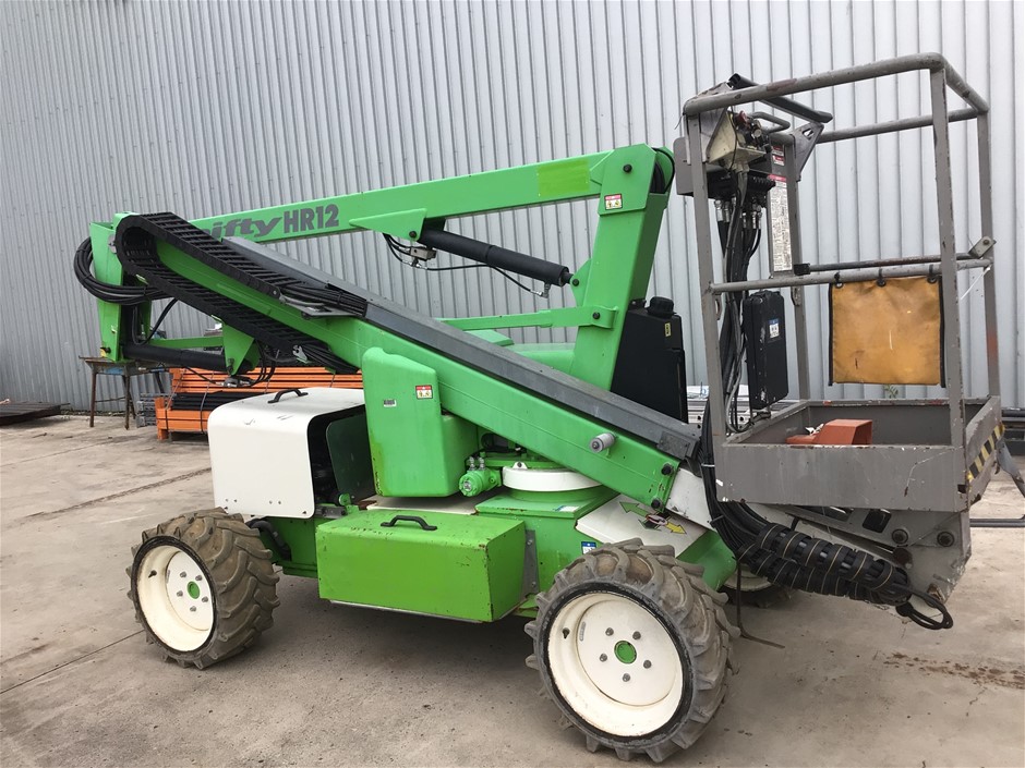2013 Nifty HR12 Knuckle Boom Lift Auction (0024-5054897) | Grays Australia