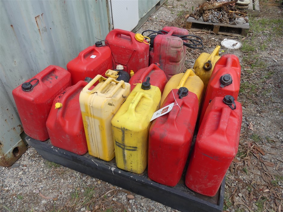 Assorted Fuel Containers Auction (0214-5054631) | Grays Australia