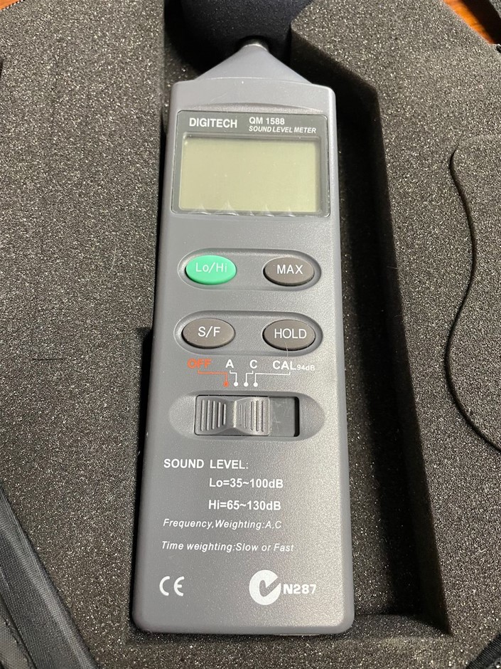 DIGITECH QM 1588 Sound Level Meter Auction (0114-5054638) | Grays Australia
