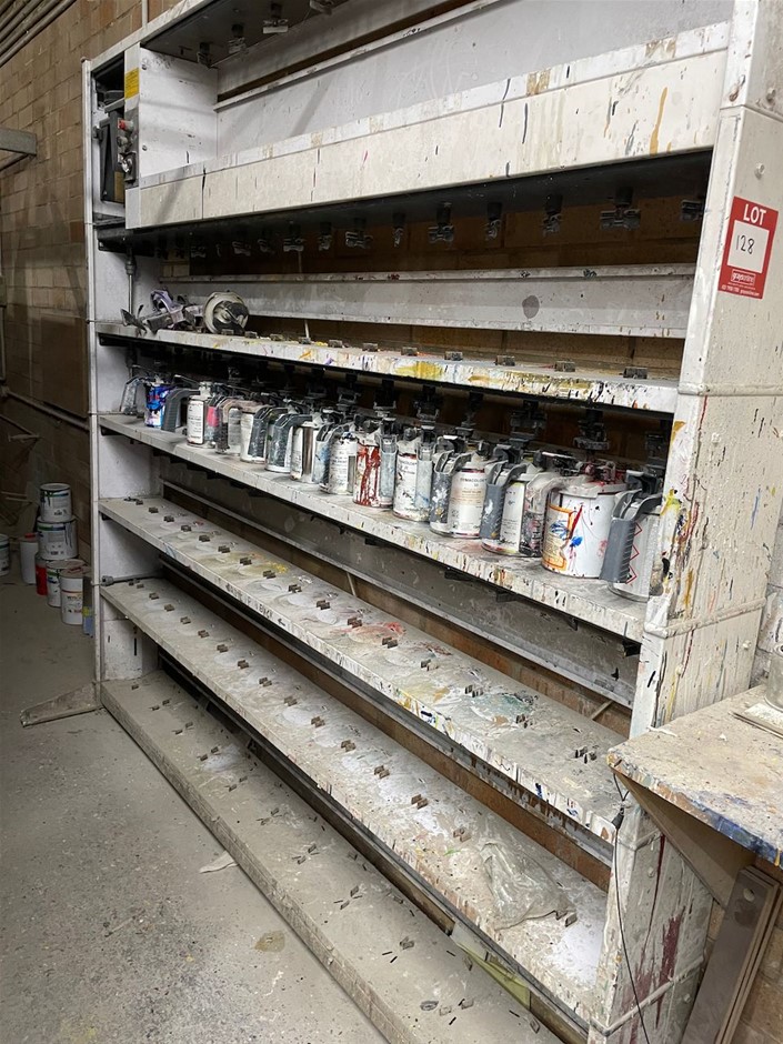 Electric Paint Tinter Mixing Rack including Auction (0128-5054638 ...