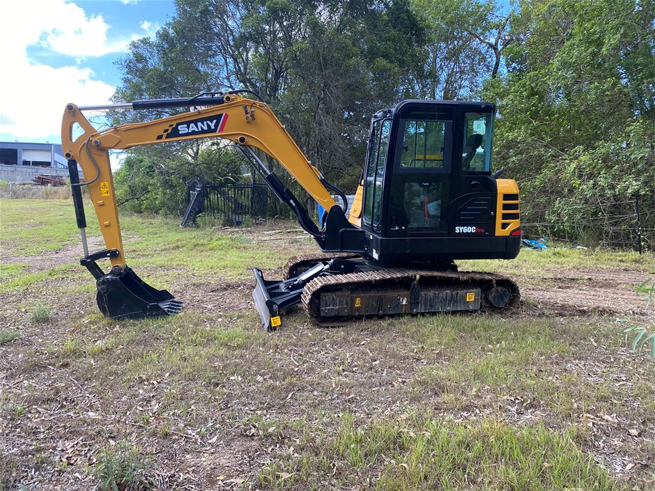 Unused Sany SY60C Pro Hydraulic Excavator Auction (0037-7048044 ...