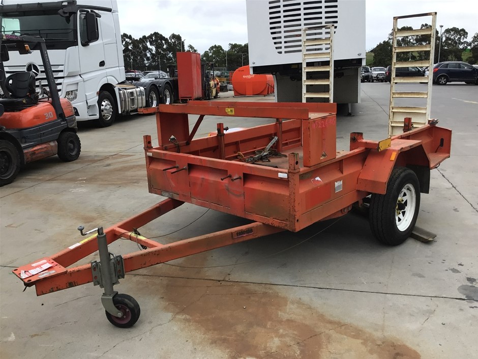 2011 Dingo Mini Digers Single Axle Single Plant Trailer Auction (0003 ...