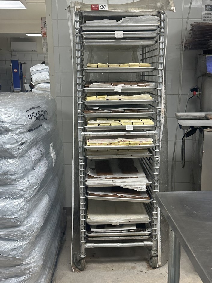 Stainless Steel Bakers Rack and Trays including Auction (0029-3027661 ...