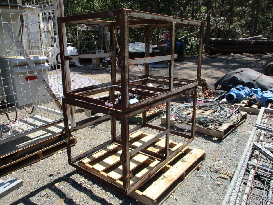 Qty 2 x Steel Pit Box Frames Auction (0090-7051562) | Grays Australia