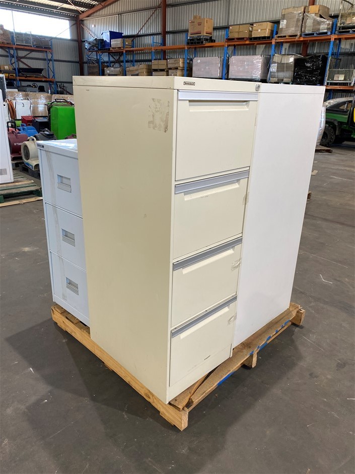 Qty of 4 Filing Cabinets Auction (0029-8018341) | Grays Australia