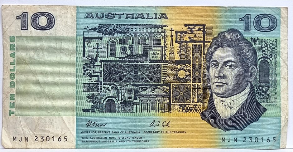 1991 FRASER/COLE AUSTRALIAN $10 BANKNOTE Auction (0005-2557292) | Grays ...