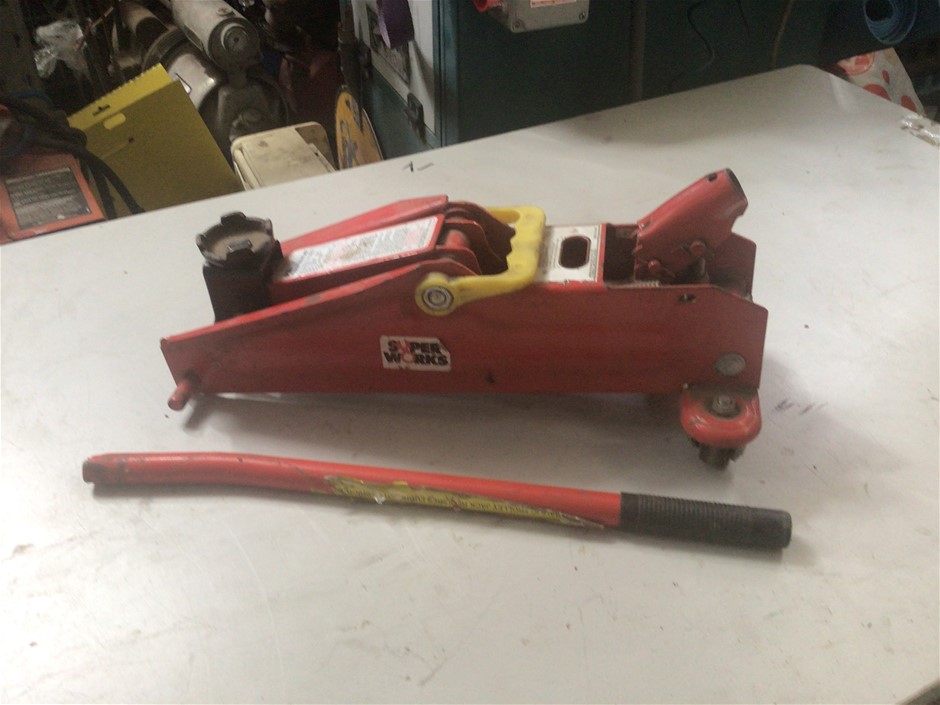 Super works Hydraulic Trolley Jack Auction (0023-3027883) | Grays Australia