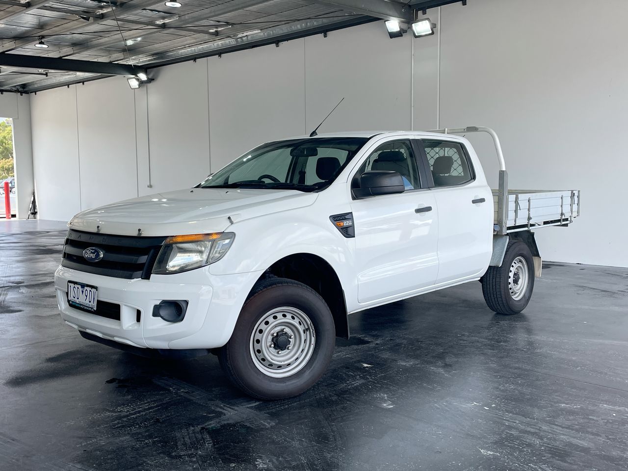 2012 Ford Ranger XL 4X4 PX Turbo Diesel Manual Crew Cab Chassis Auction ...