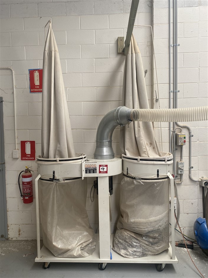MAJOR WOOD WORKING Twin bag dust extractor Auction (0004-5055072 ...