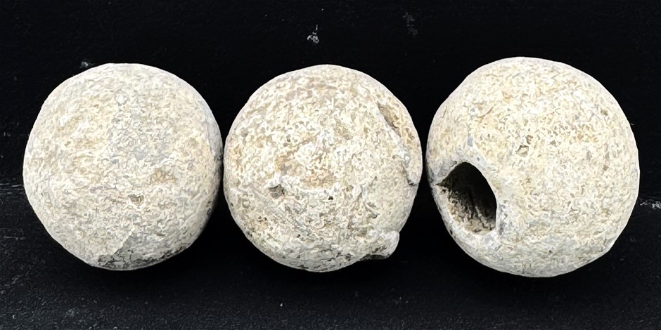 CIRCA. 16TH CENTURY RENAISSANCE LEAD MUSKET BALLS Auction (0005-2557768 ...