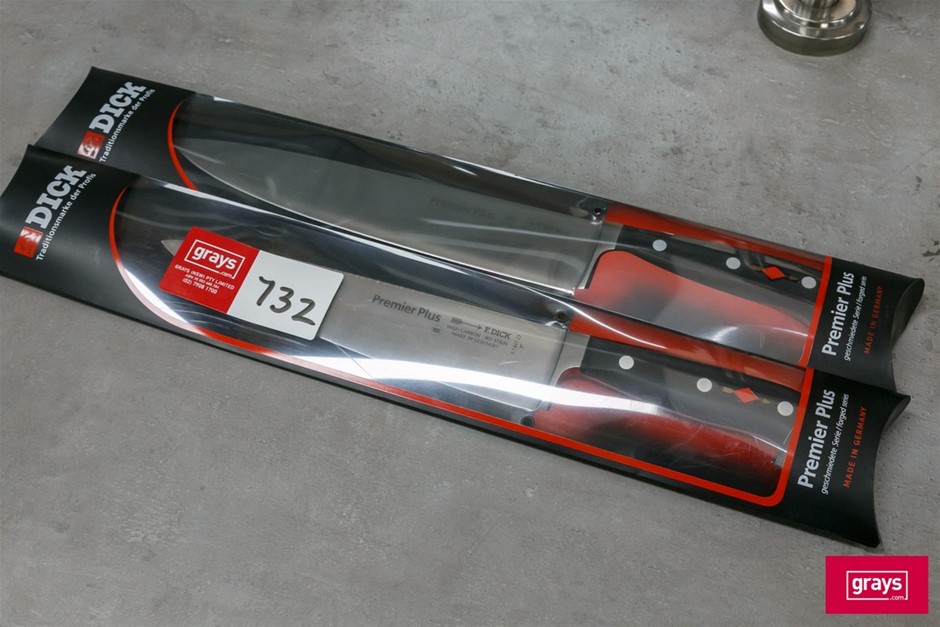 Qty 2 x Dick 8 1447 23 Unused Chefs Knife Auction (0732-5055207) | Grays Australia
