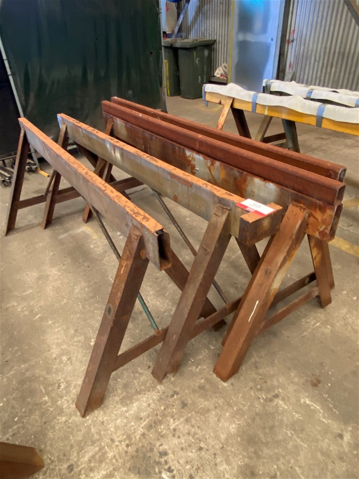 Steel Trestles x 4 Auction (0034-3027916) | Grays Australia