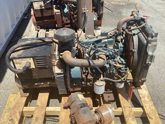 Kubota D905 3 Cylinder Diesel Engine And Generator Auction (0033 ...