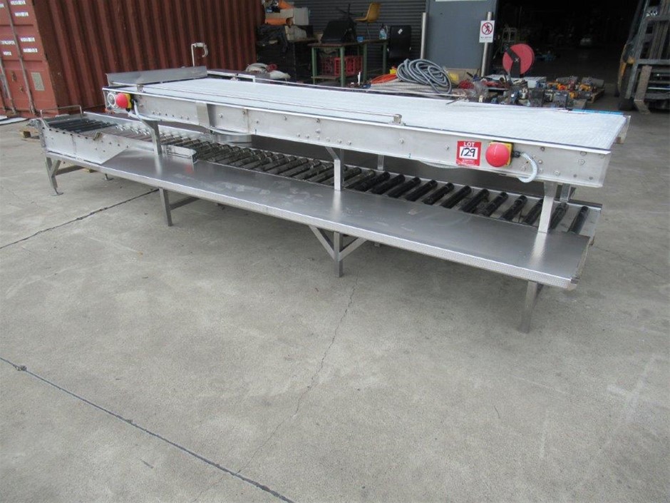 Stainless Steel Product Pack off Conveyor Auction (0129-5055279 ...