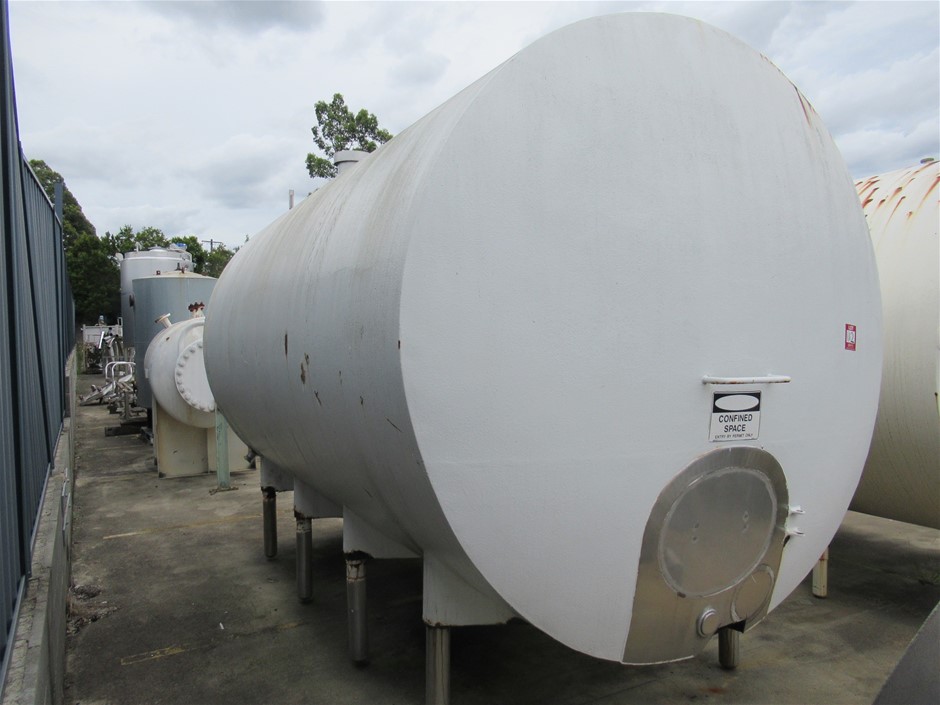 12500 Lt Approx. Stainless Steel Insulated Storage Tank Auction (0112 ...