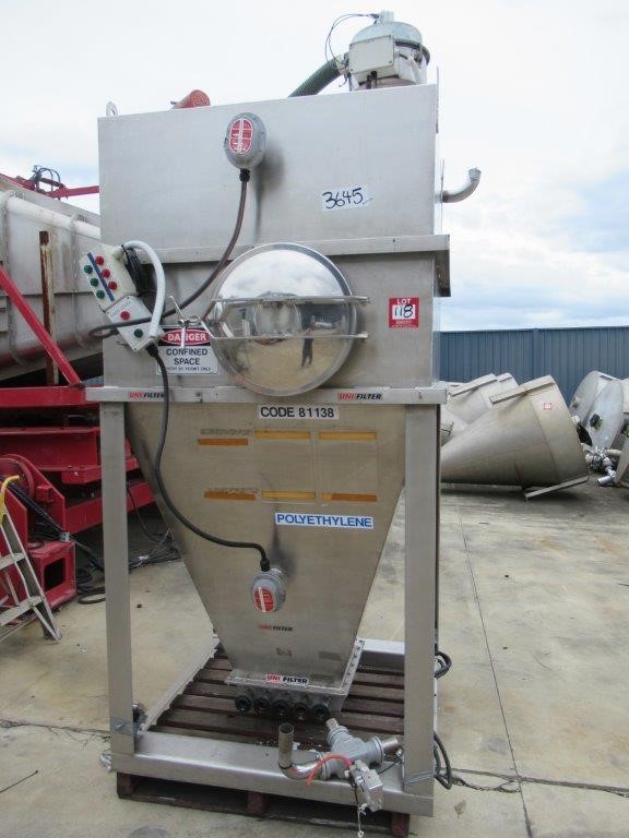 Stainless Steel Vacuum Storage Hopper Auction (0118-5055279) | Grays ...