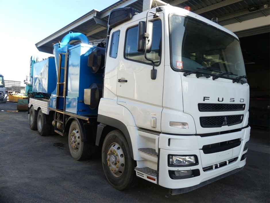 2014 Mitsubishi FS 500 Series Vacuum Truck Auction (0002-5055222) | Grays Australia
