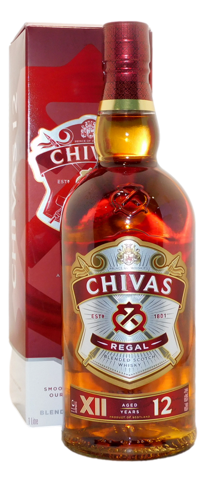 Chivas Regal Aged 12yrs Blended NV (1x 1L) Scotland Auction (0015 ...