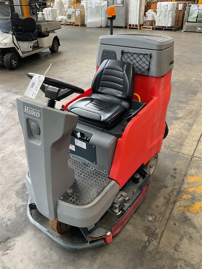 Hako Scrubmaster B 120 R Electric Ride on Floor Scrubber Auction (0006 ...