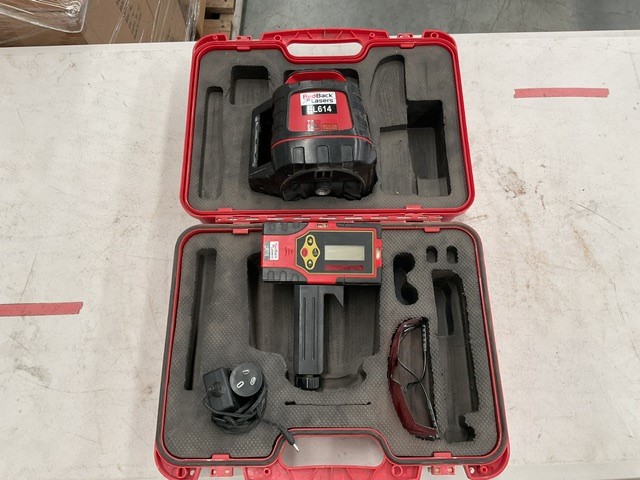 Redback EL614 Electronic Levelling Rotating Laser Level Auction (0002 ...