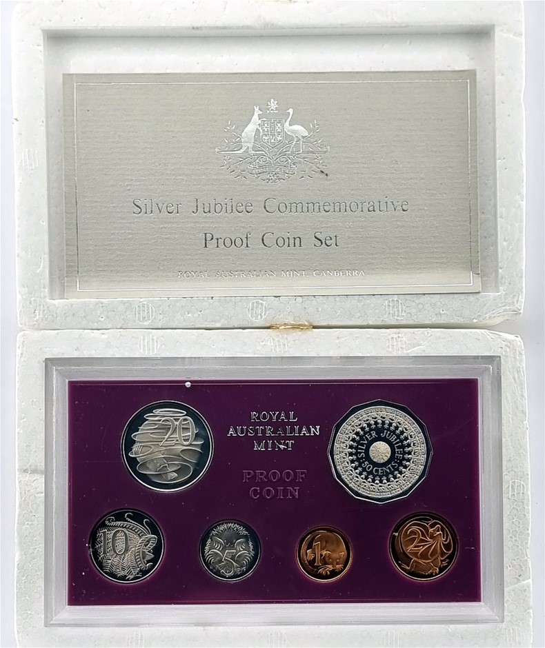 1977 PROOF AUSTRALIAN COIN SET Auction (0007-2557934) | Grays Australia