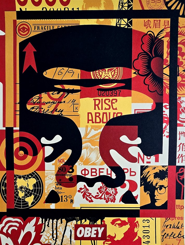 SHEPARD FAIREY (1970 - ), LIMITED EDITION HAND SIGNED GICLEE Auction ...