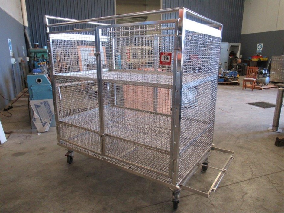 Mobile Stainless Steel 3 Tier Retort Trolley Auction (0186-5055279 ...