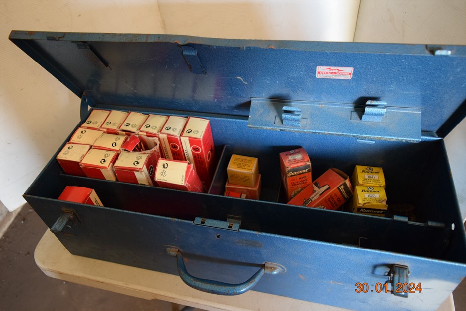 23x Boxes of Hilti and Ramset Explosive Strip Charges Auction (0016 ...