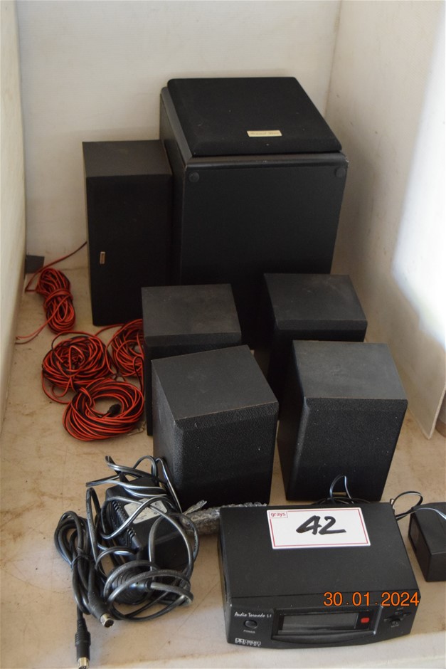 Unused SAM Audio Storm 5.1 Theatre Pro Home Theatre Sound System Auction (0042-9048152) | Grays ...