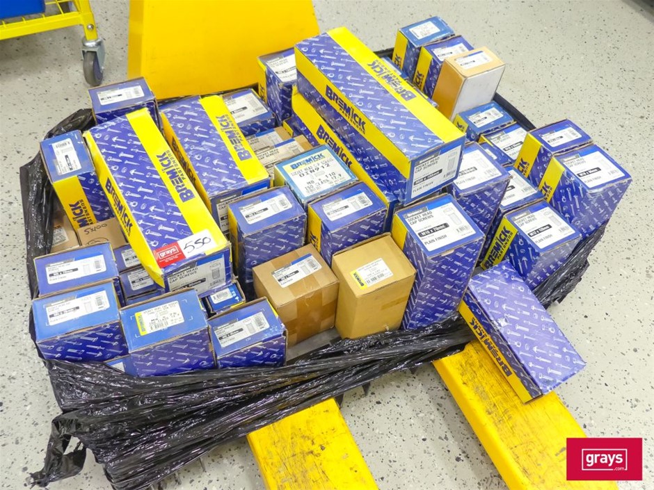 Bremick Unused Fasteners Auction (0550-5055239) | Grays Australia