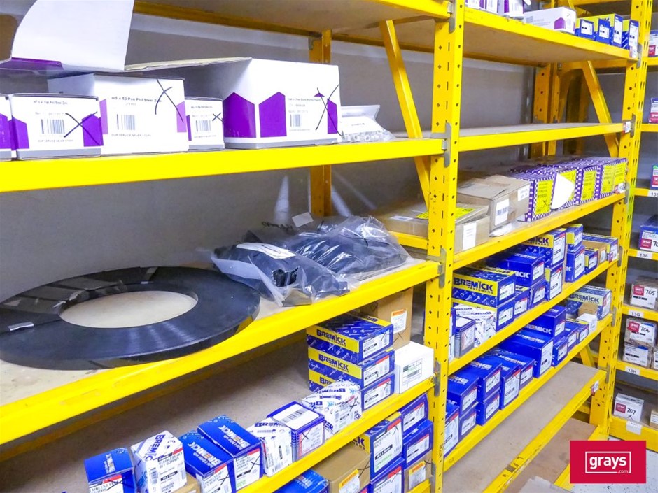Unused Large Quantity Of Fasteners Auction (0695-5055237) | Grays Australia