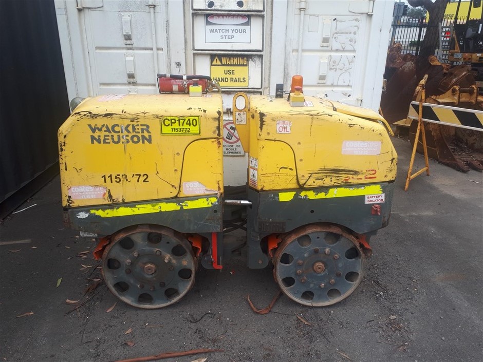 WACKER RT82-SC Roller Trench-Double Drum 1 to 2t-Remote Control-Artic ...