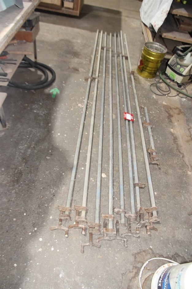 8x Steel Pipe Sash Clamps Auction (0030-5055371) | Grays Australia