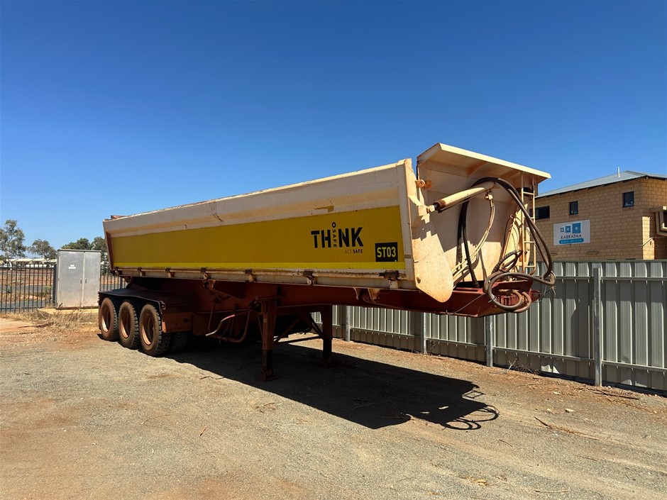 2007 RWT TRI350 Triaxle Side Tipper Trailer Auction (0008-9048256 ...