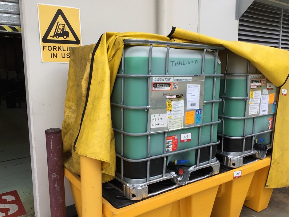 1000L POD Coolant Auction (0103-7049539) | Grays Australia