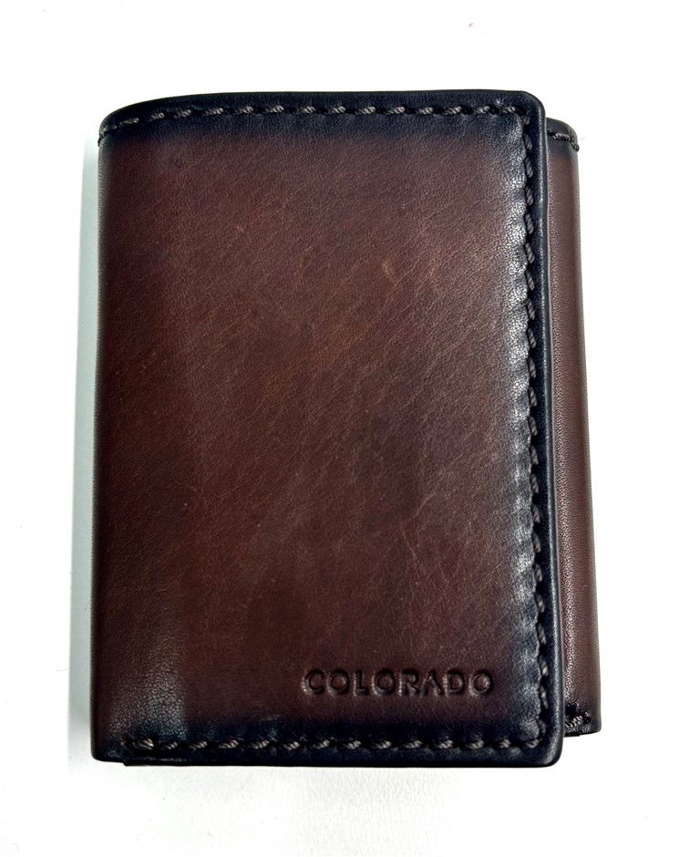 Colorado Genuine Leather RFID Protected Tri-wallet NEW Auction (0215 ...